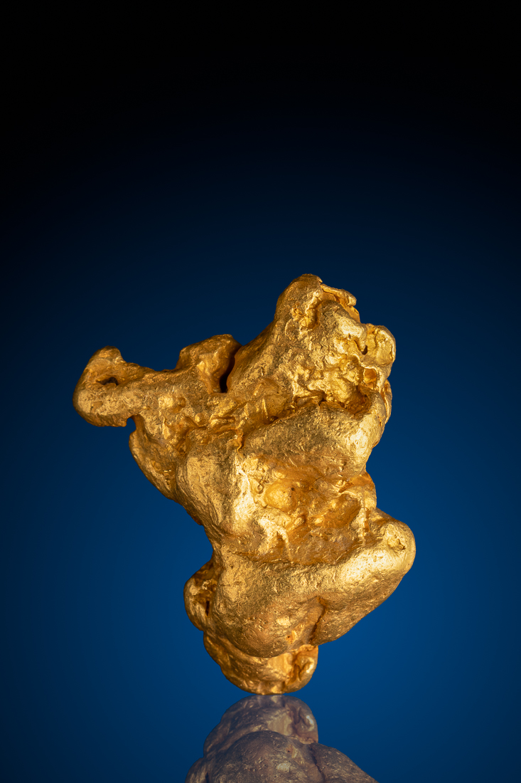 Extremely Rare Very Large American River Natural Gold Nugget - 58.65 ...