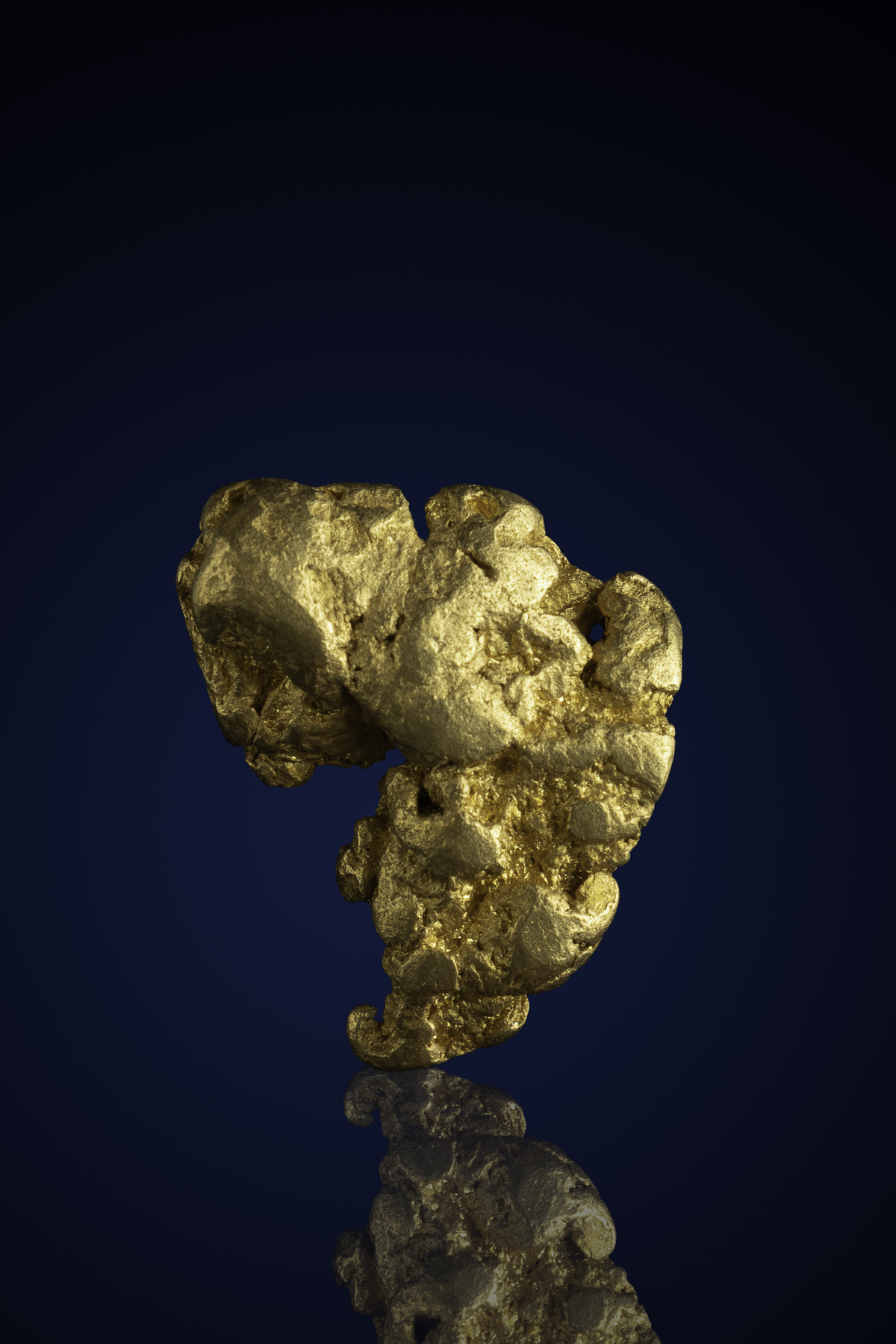 Chunky, Dense Natural Gold Nugget - Auburn, CA - 11.29 Grams [GU155 ...