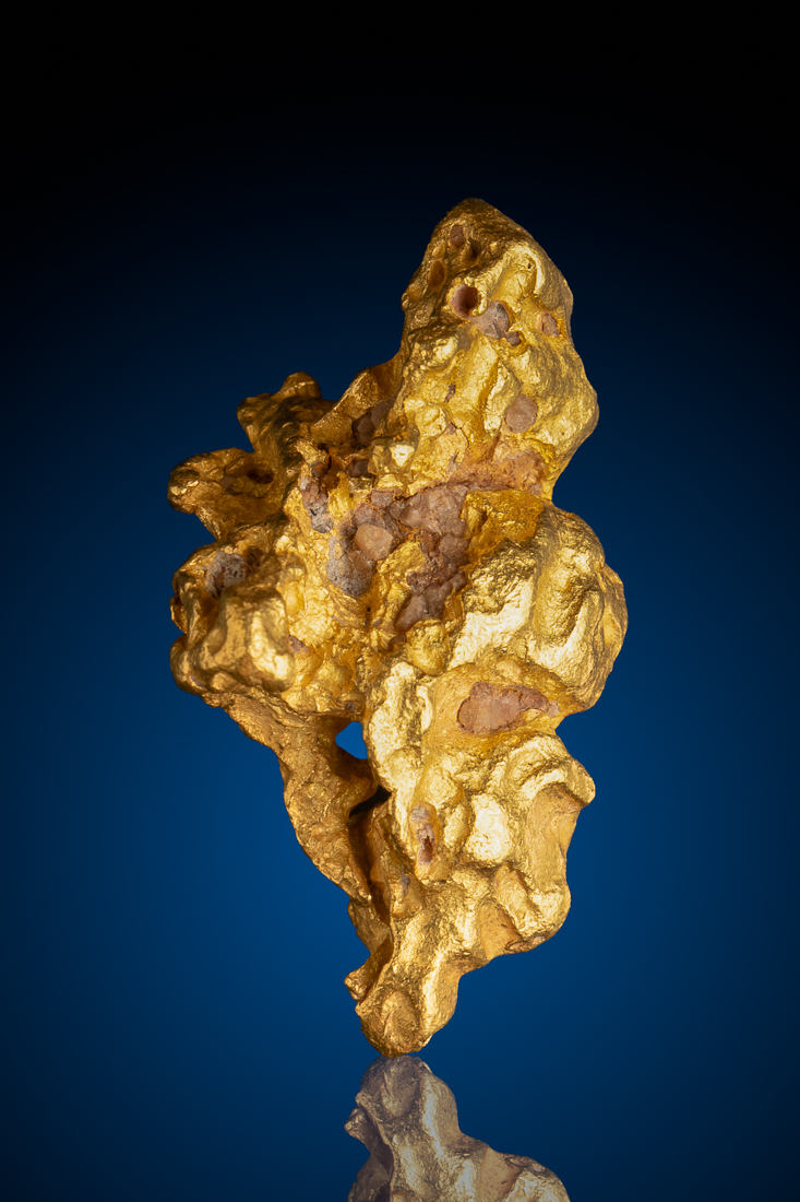 Rare Dimensional Chunky Gold Nugget from California - 30.46 grams ...